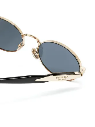 Prada SPR65ZZVN09T Sunglasses - Gold