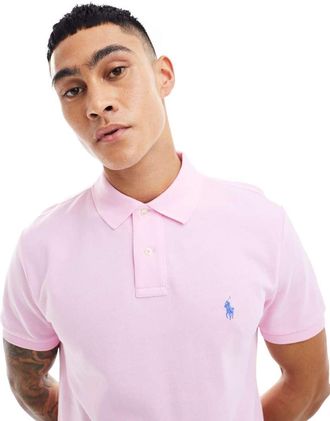 Polo Ralph Lauren Polo en piqu&eacute; &agrave; manches courtes - Rose Carmel