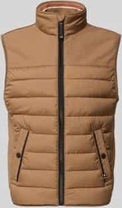 Tom Tailor Regular Fit Steppweste aus wasserdichtem Material