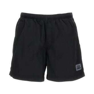 C.P. Company C.p. Company, Homme, Maillots de bain, Noir, Taille: XS Short de bain avec logo
