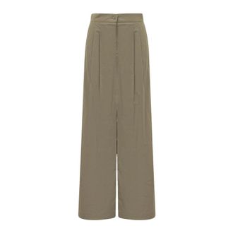 Max Mara Hose - - Trousers - Damen - Gr&uuml;n - 2XS
