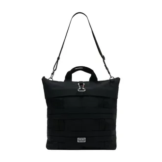 Kenzo Quilted Nylon Tote Bag - Black
