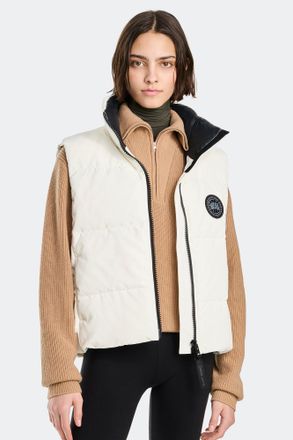 Canada Goose Kurze Grandview Weste mit Black Disc