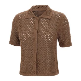 MC2 Saint Barth Femme, Pulls, Brun, Taille: 40 FR Cardigans
