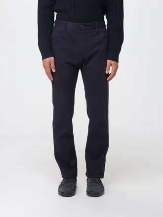 Incotex Pantalon chino slim en coton stretch avec poches italiennes et poches passepoil&eacute;es