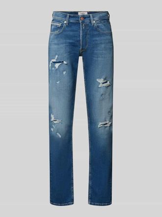 Replay Straight Fit Jeans im Destroyed-Look Modell Grover