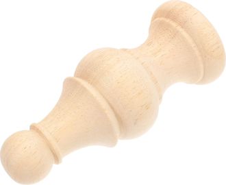 BESPORTBLE Unbehandelte Kugel f&uuml;r DIY Massivholz romanbr&uuml;cke Endst&uuml;ck Vielseitig f&uuml;r Treppen Gardinenstangen Bettpfosten Nat&uuml;rliche Holzdeko Schlafzimmergestaltu