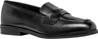 Geox Damen D CLORIDIE A Moccasin, Black, 38.5 EU