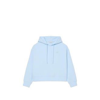 Lacoste Sweat &agrave; capuche oversize &agrave; logo brod&eacute; en coton m&eacute;lang&eacute;