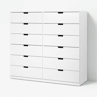 IKEA NORDLI Kommode mit 12 Schubladen