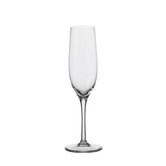 Leonardo Leonardo Ciao+ Sektglas 6er Set, Prosecco-Gl&auml;ser mit gezogenem Stiel, sp&uuml;lmaschinenfeste Sekt-Kelche, H&ouml;he 22,5 cm, 190 ml, 061445