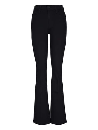 Mother Ausgestellte Five-Pocket-Jeans - Schwarz