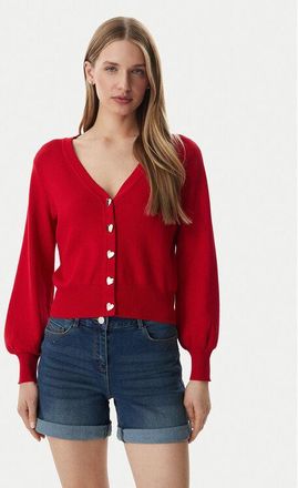 Morgan Strickjacke 261-MLIKE Rot Regular Fit