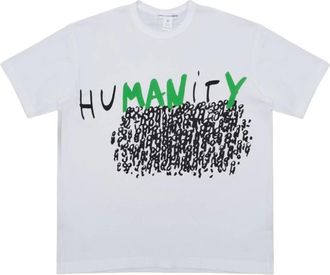 Comme Des Gar&ccedil;ons Homme, Tops, Blanc, Taille: M Fq-T040-S26 T-Shirt