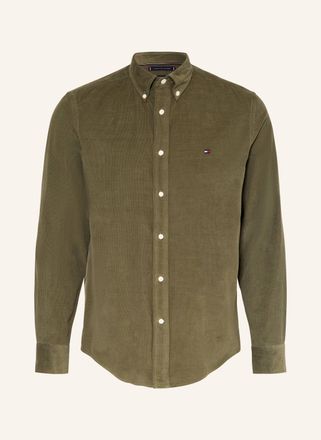 Tommy Hilfiger Cordhemd Regular Fit gruen