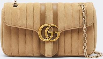 Gucci Sac Jetset GG Marmont Medium en daim