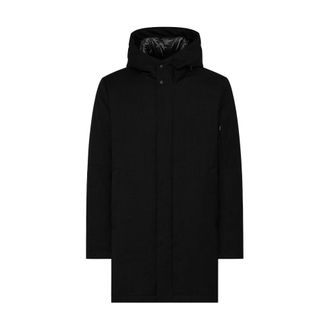 Duno Soan Parka - - Coats - Herren - Schwarzk - L