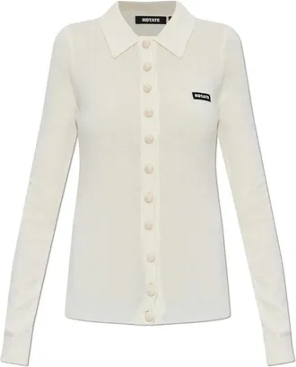 Rotate Rotate Birger Christensen, Damen, Strickwaren, Beige, SGr&ouml;&szlig;e