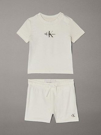 Calvin Klein Ensemble t-shirt et short pour nouveau-n&eacute;