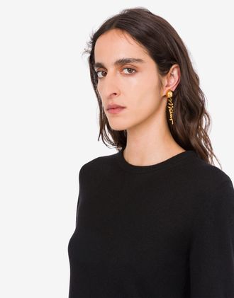 Moschino Boucles doreilles &agrave; clip en m&eacute;tal - Or