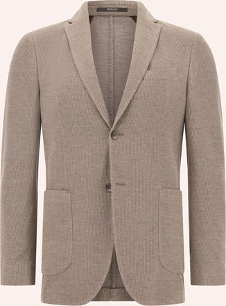 Boggi Milano Boggi Milano B Jersey Micro Textured Jacket In A Cotton Blend grau