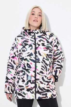 Ulla Popken Steppjacke HYPRAR Steppjacke wasserabweisend Kapuze