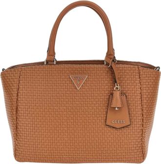 Guess Femme, Sacs, Brun, Taille: ONE Size Sac &agrave; main avec poign&eacute;e sup&eacute;rieure