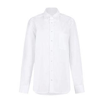 Douuod Chemise Classique en Coton - Femme - Blouses et Chemises - Blanc - Taille: 38 FR