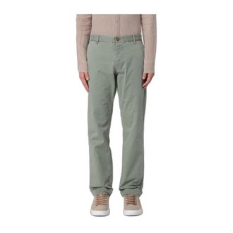 Blauer Pantalon chino droit - Homme - Pantalons - Vert - Taille: W32