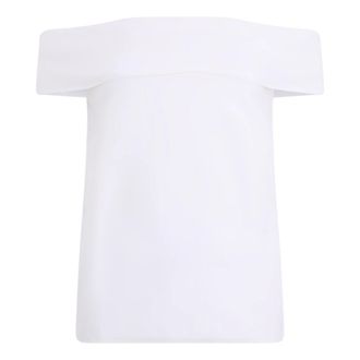 Philosophy di Lorenzo Serafini Oberteil mit Carmen-Ausschnitt - - Tops - Damen - Wei&szlig; - L