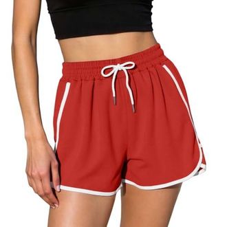 Generic Short Musculation Femme Cycliste Ventre Nuit Sudation Athl&eacute;tisme Marron Amincissant D&eacute;chir&eacute; Ensemble &Eacute;vas&eacute;e Snowboard Corail Streetwear Effiloch&eacute; Roui