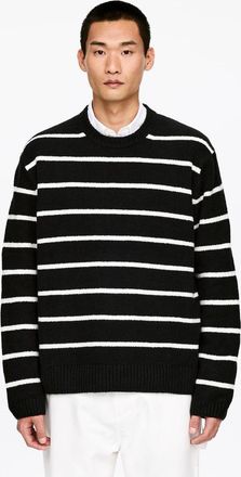 Arket Lockerer Pullover Aus Baumwollmischgewebe -Schwarz