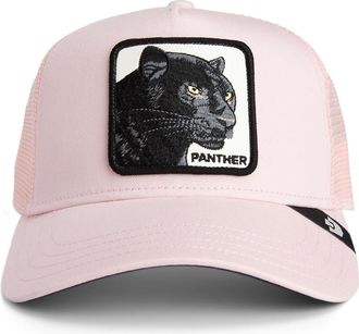 Goorin Brothers Trucker Cap Panther Blush Rosa, Size:OneSize