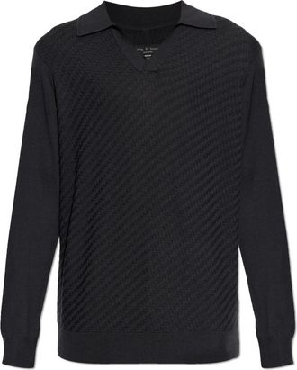 Rag & Bone Homme, Pulls, Gris, Taille: XL Wool Turtleneck