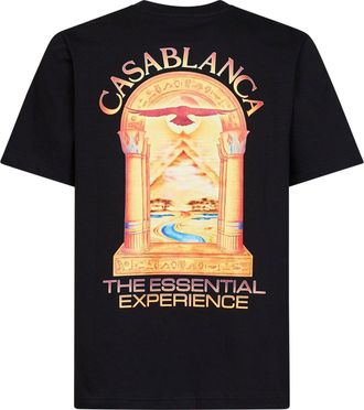 Casablanca Hermons Mirage Arch Artwork T-Shirt - Black