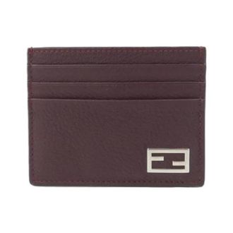 Fendi unisex, Pre-owned, Brun, Taille: ONE Size Pre-owned Card Case
