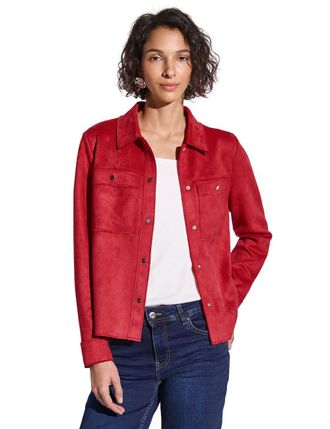 Street One Damen Velours-Jacke