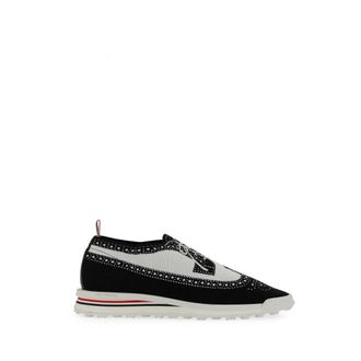 Thom Browne Longwing Brogue mit Tech Runner Sohle in Trompe Loeil Strick - - Shoes - Herren - Mehrfarbig - 39 1/2 EU