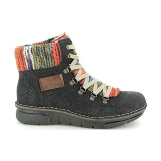 Rieker Schn&uuml;rstiefeletten - - Shoes - Damen - Schwarzk - 36 EU