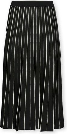 Elena Miro Femme, Jupes, Noir, Taille: 48 FR Pleated Skirt