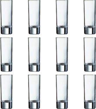 Arcoroc ARC 12365 Islande Schnapsglas, Shotglas, Stamper, 65ml, Glas, transparent, 12 St&uuml;ck