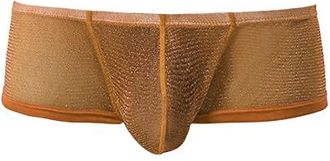 Generic Boxer court pour homme Sous-v&ecirc;tements agr&eacute;ables avec trous de maille Transparent Sexuellement Stimulateur R&eacute;tro Coupe id&eacute;ale Sous-v&ecirc;tements pour homme