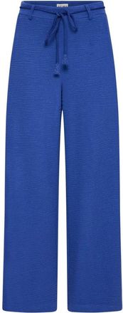 Ichi Ichi, Femme, Pantalons, Bleu, Taille: 44 FR Wide Pantalons
