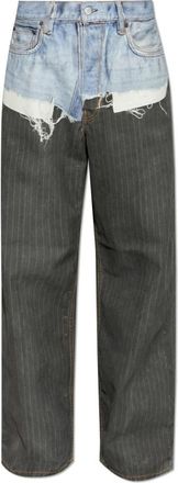 Acne Studios Homme, Jeans, Gris, Taille: XL Jean Trompe-loeil - 1981