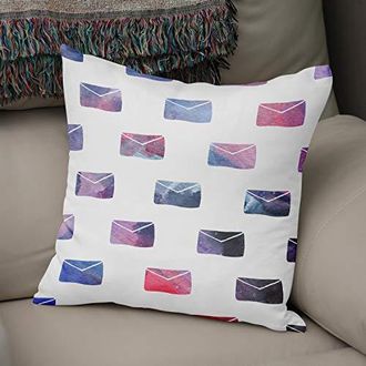 Bonamaison Le Jardin du Lin Kissen Zierkissenbezug Kissenbezug, Weich Bequem, Für Zuhause Autos Büro Sofa Wohnzimmer Couch Schlafzimmer Dekor, 43x43 Cm - Entworf