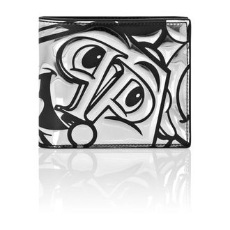 Philipp Plein Homme, Accessoires, Gris, Taille: ONE Size French Wallet Smile