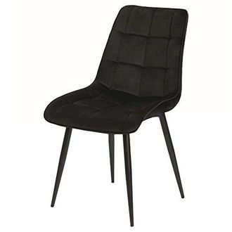 Selsey Polsterstuhl, Schwarz, 91 x 50 x 49, 5903025427690