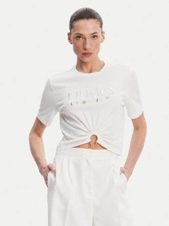 Liu Jo T-Shirt WA5139 JS923 Wei&szlig; Regular Fit