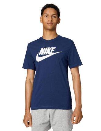 Nike Nike Herren, T-Shirt, Midnight Navy/White, XXL