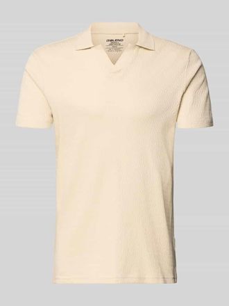 Blend Regular Fit Polo-Shirt mit Strukturmuster Modell Heskild